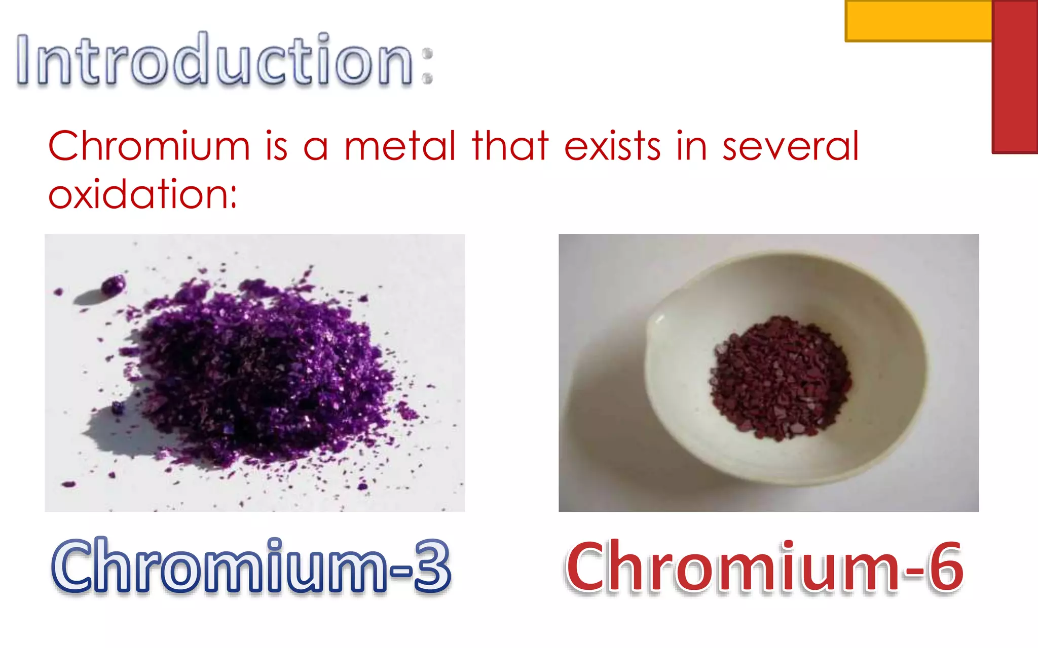 Removal of chromium | PPTX