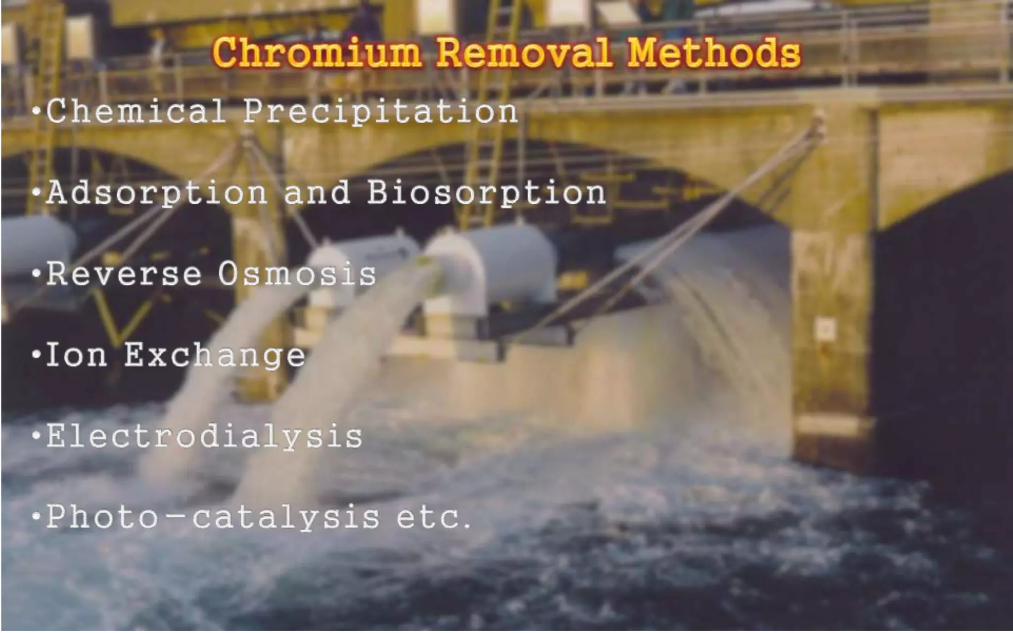 Removal of chromium | PPTX