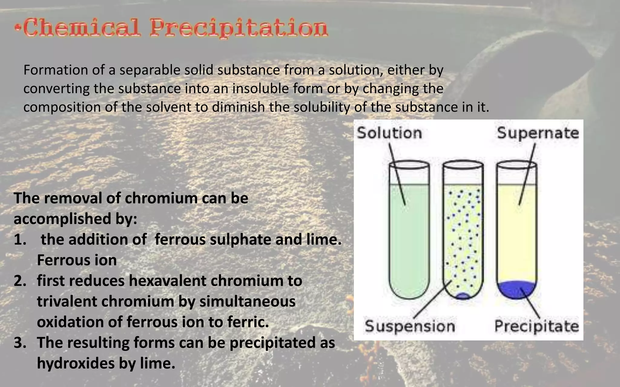 Removal of chromium | PPTX