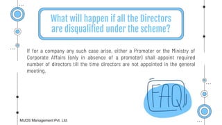Removal of Directors Disqualification | PPTX
