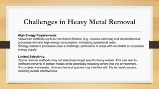 REMOVAL OF HEAVY METALS AND ORGANIC CARBAN REMOVAL.pptx