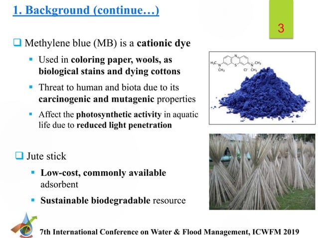 Removal of Methylene Blue from Aqueous Solution by Jute Stick Charcoal: Adsorption Equilibrium ...