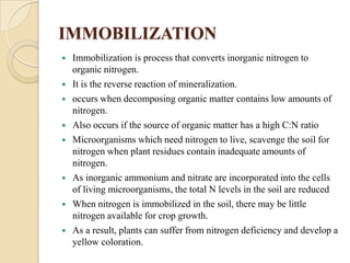 Removal of nitrogen and phosphorous in soil | PPTX