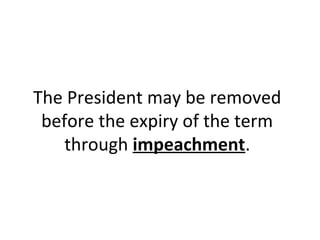 Removal of president | PPT
