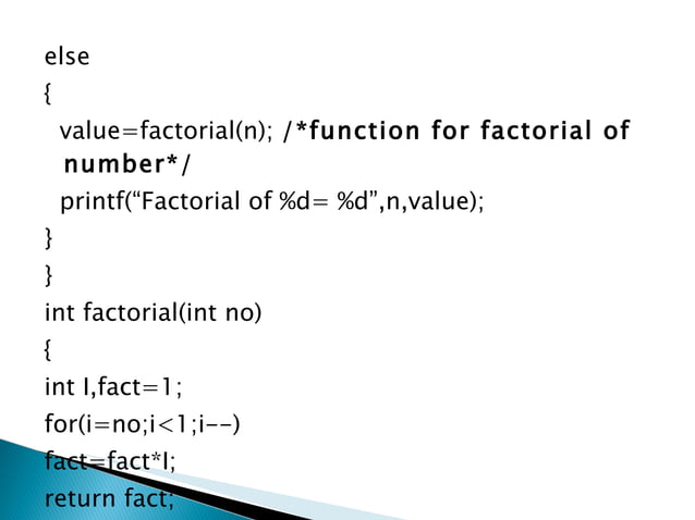 Removal Of Recursion | PPT