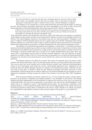 Removal of subsidy a question of trust | PDF