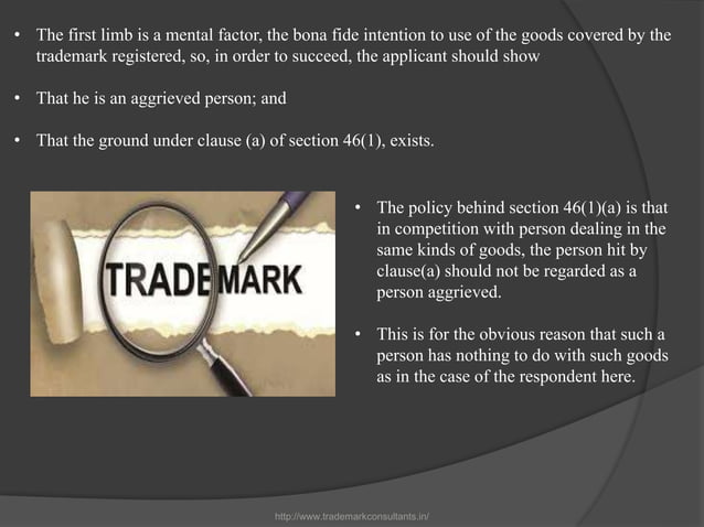 Removal of trademark from register | PPTX