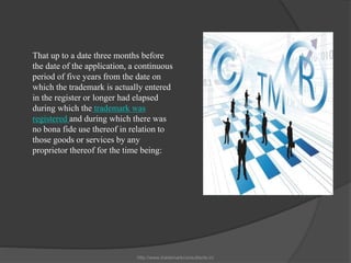 Removal of trademark from register | PPTX