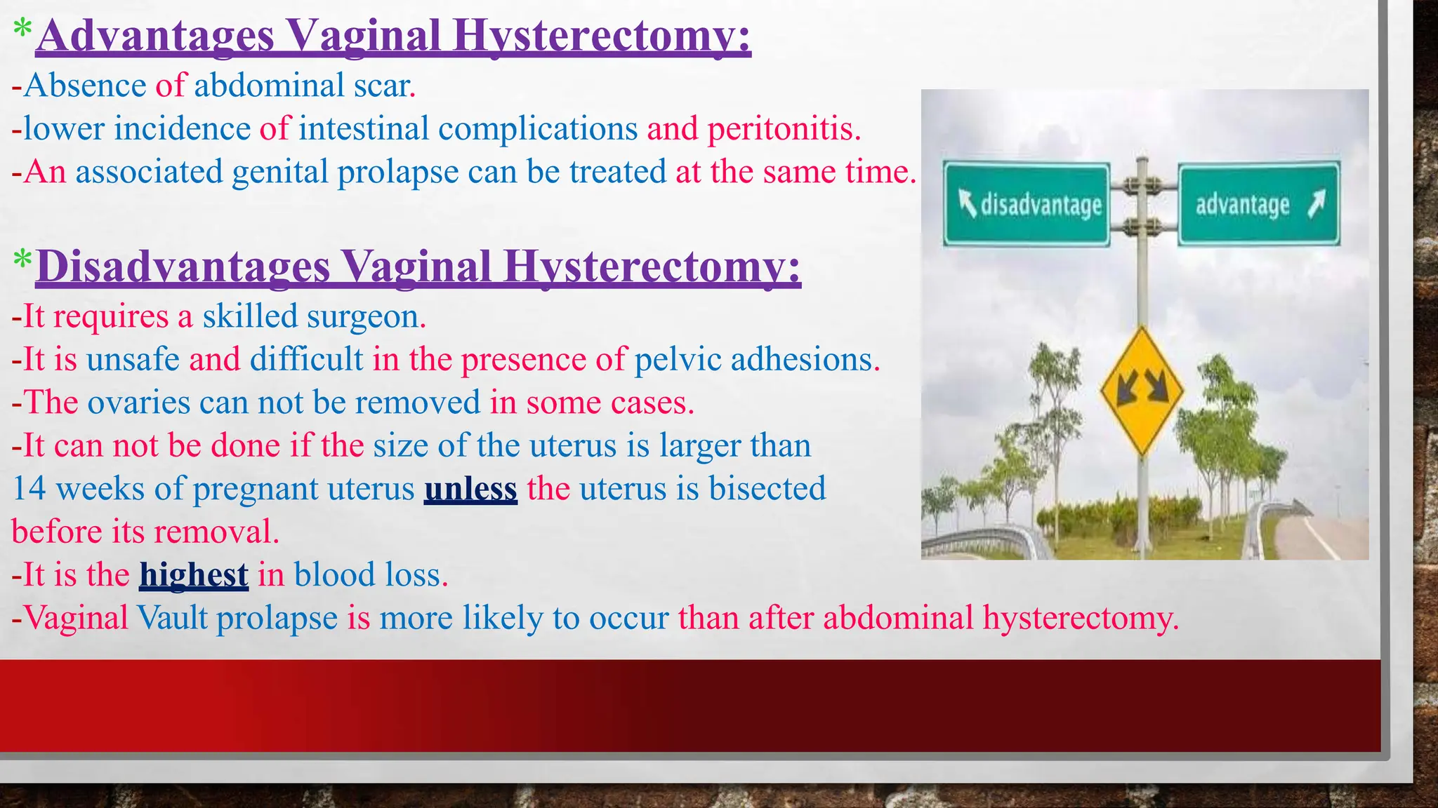Removal of uterus body from the body.pptx