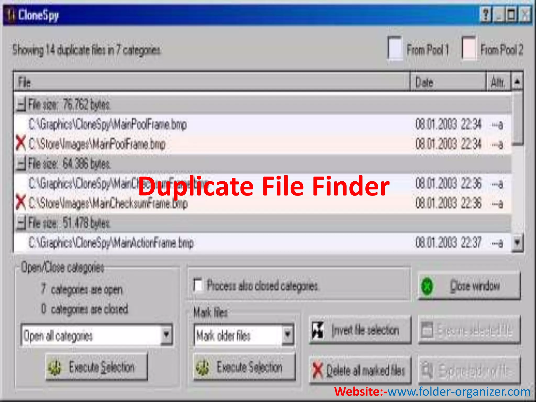 Remove Duplicate Files & Manage | PPTX