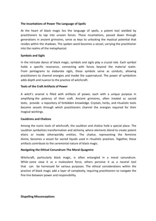 Witchcraft Unveiled: Exploring the Power and Peril of Black Magic | PPT ...