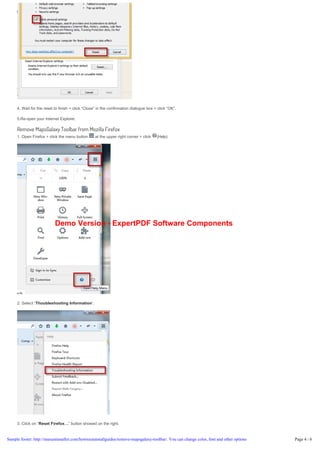 Remove maps galaxy toolbar – uninstall tutorial | PDF