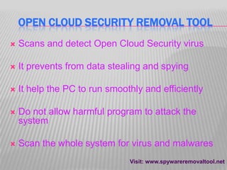 Remove open cloud security | PPT