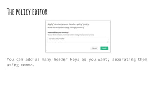 Remove response headers policy | PDF
