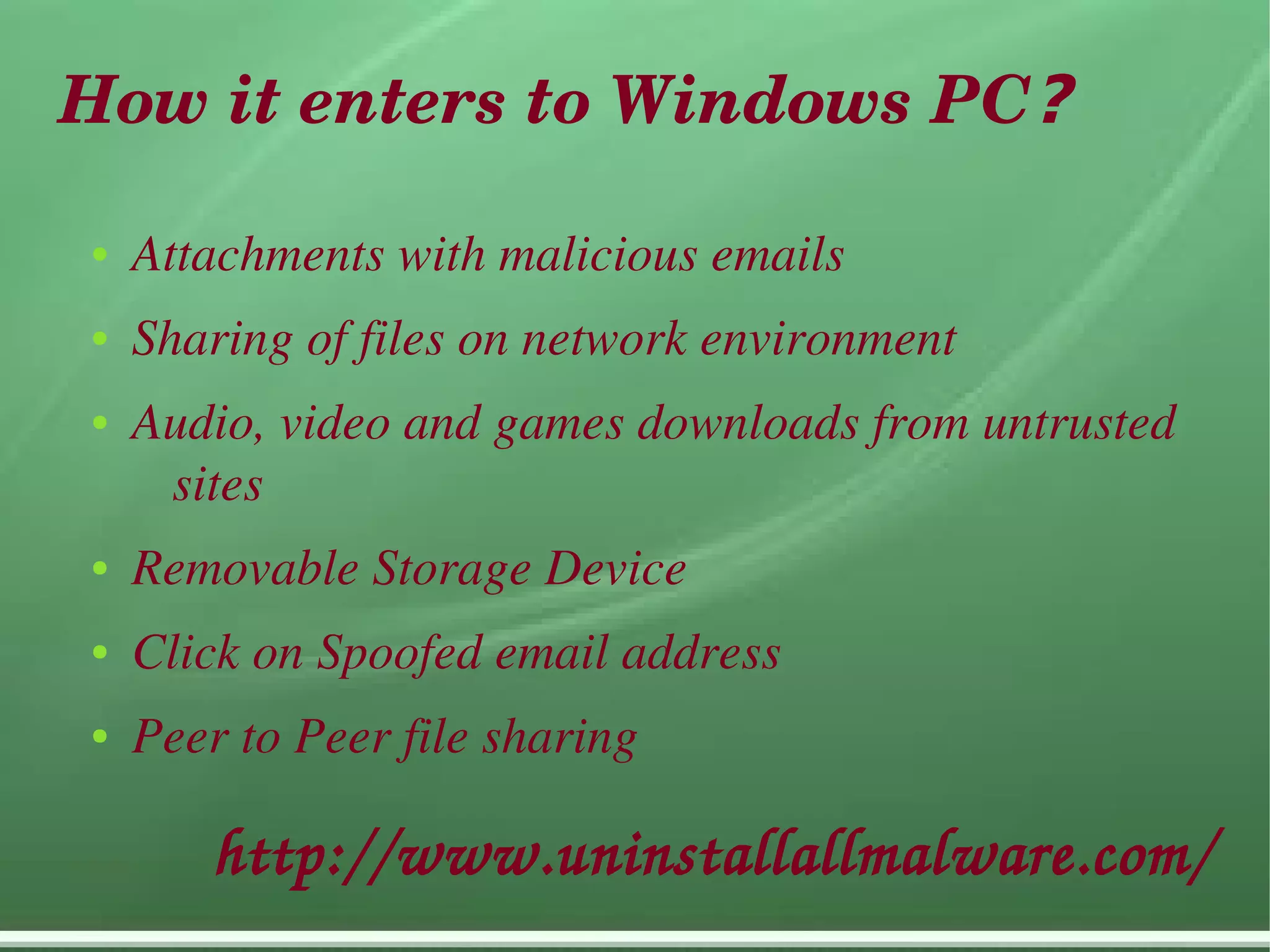 Simplest way to remove Trojan virus | PPT