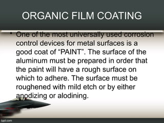 REMOVING AND TREATING CORROSION, Non metallic and metallic components.pptx