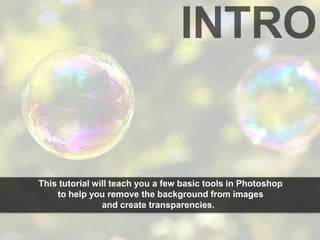 Removing backgrounds in Photoshop | PPTX