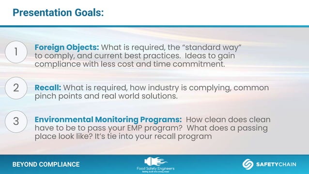 Removing Pinch Points in Your Food Safety Plan | PPT