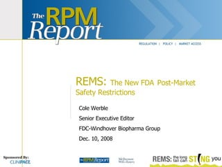 REMS: the long tail can sting you | PPT