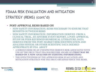 REMS: the long tail can sting you | PPT