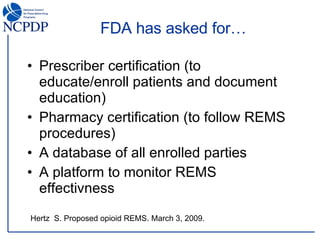 Rems Presentation for FDA | PPT