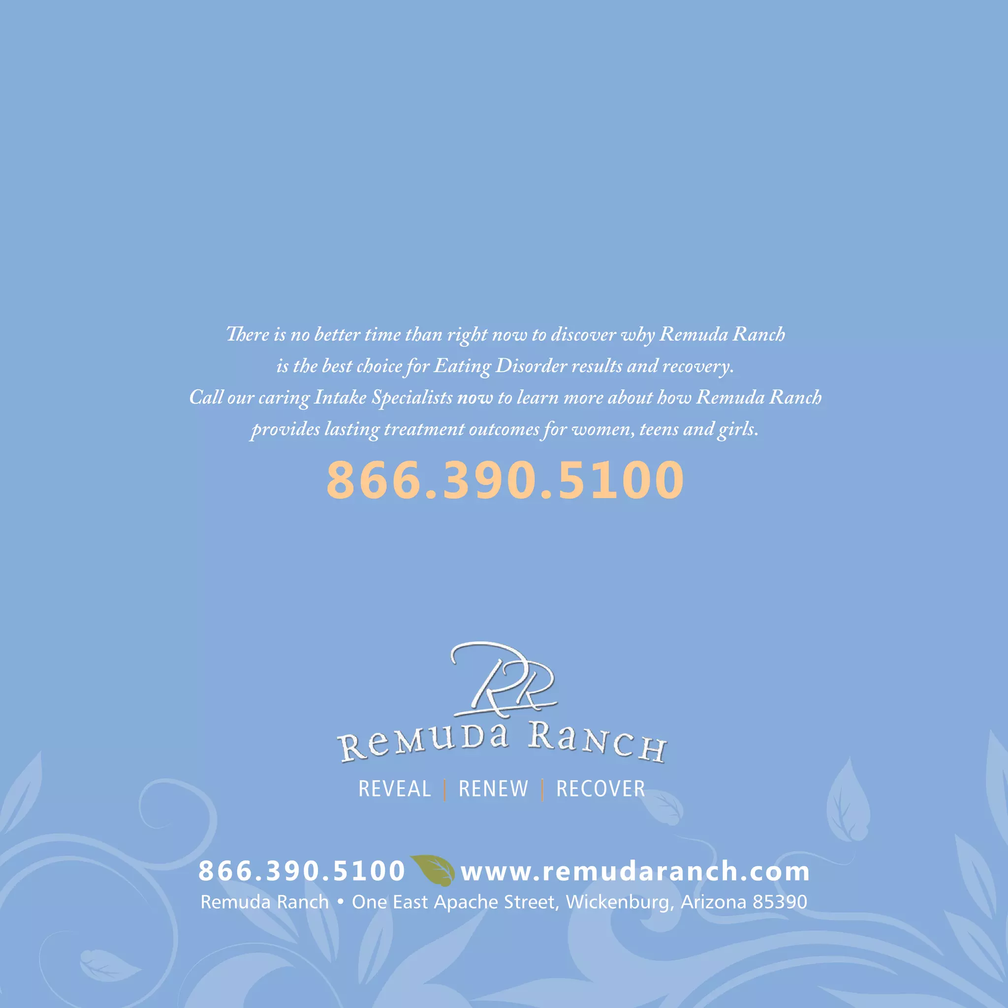 Remuda Ranch Brochure | PDF