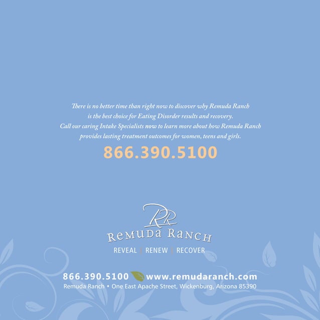 Remuda Ranch Brochure | PDF