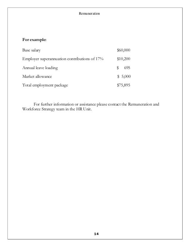 Remuneration remuneration