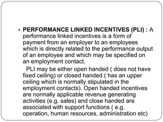 Remunerations and incentives | PPTX