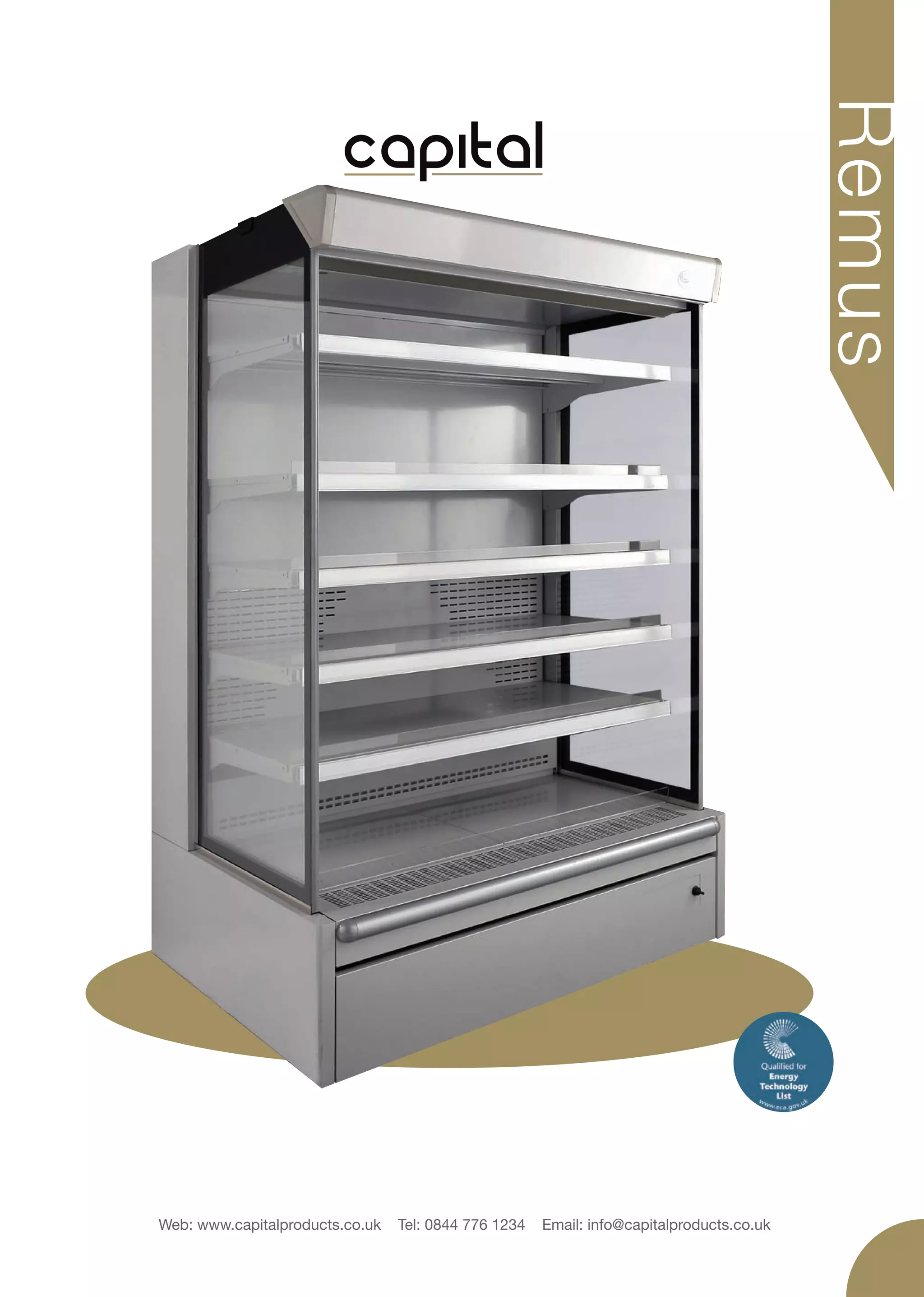 Capital Cooling: Remus Multideck Display Chillers | PDF