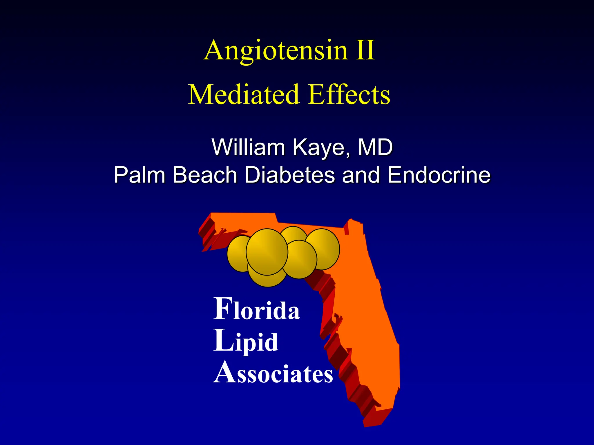 angiotensin II mediated effects on vasculature and kidney | PPT