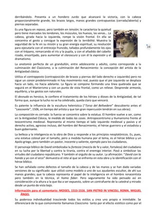 Renacimiento. Escultura | DOC