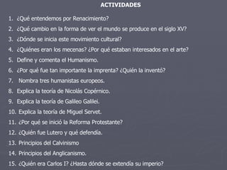 Renacimiento.Contexto HistóRico | PPT