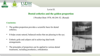 the golden proportionand its application.pptx