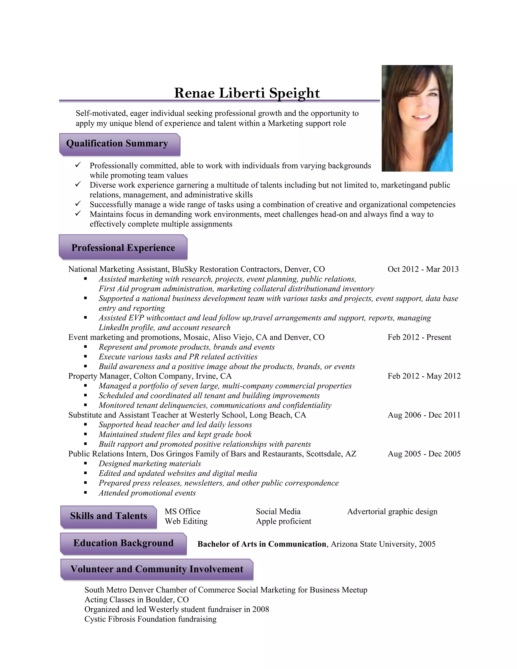 Renae's Resume | DOCX