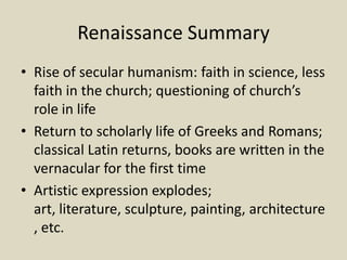 Renaissance | PPTX