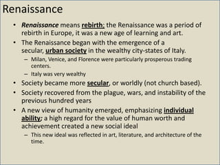 Renaissance | PPTX