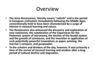 Renaissance | PPTX