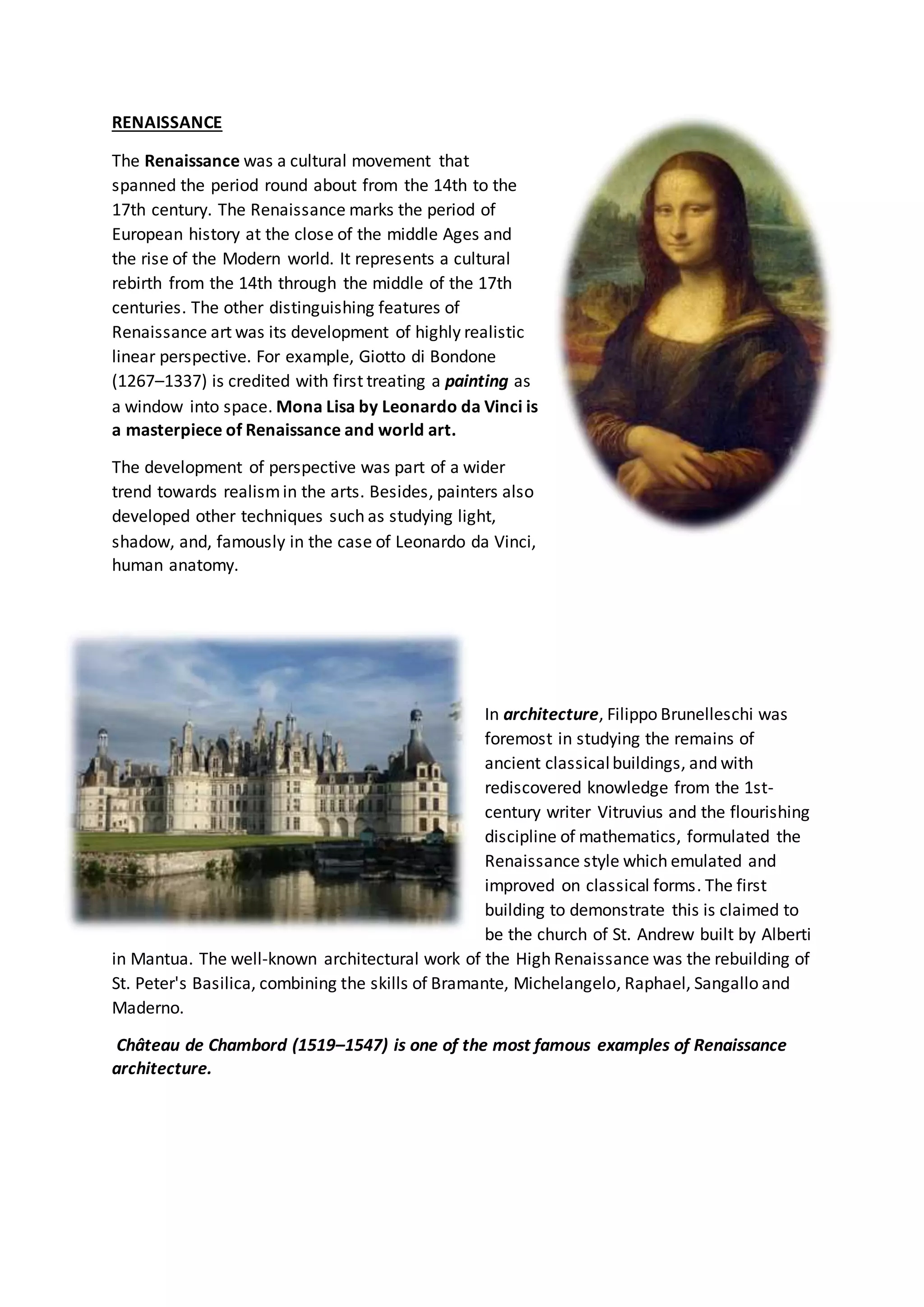 Renaissance | DOCX