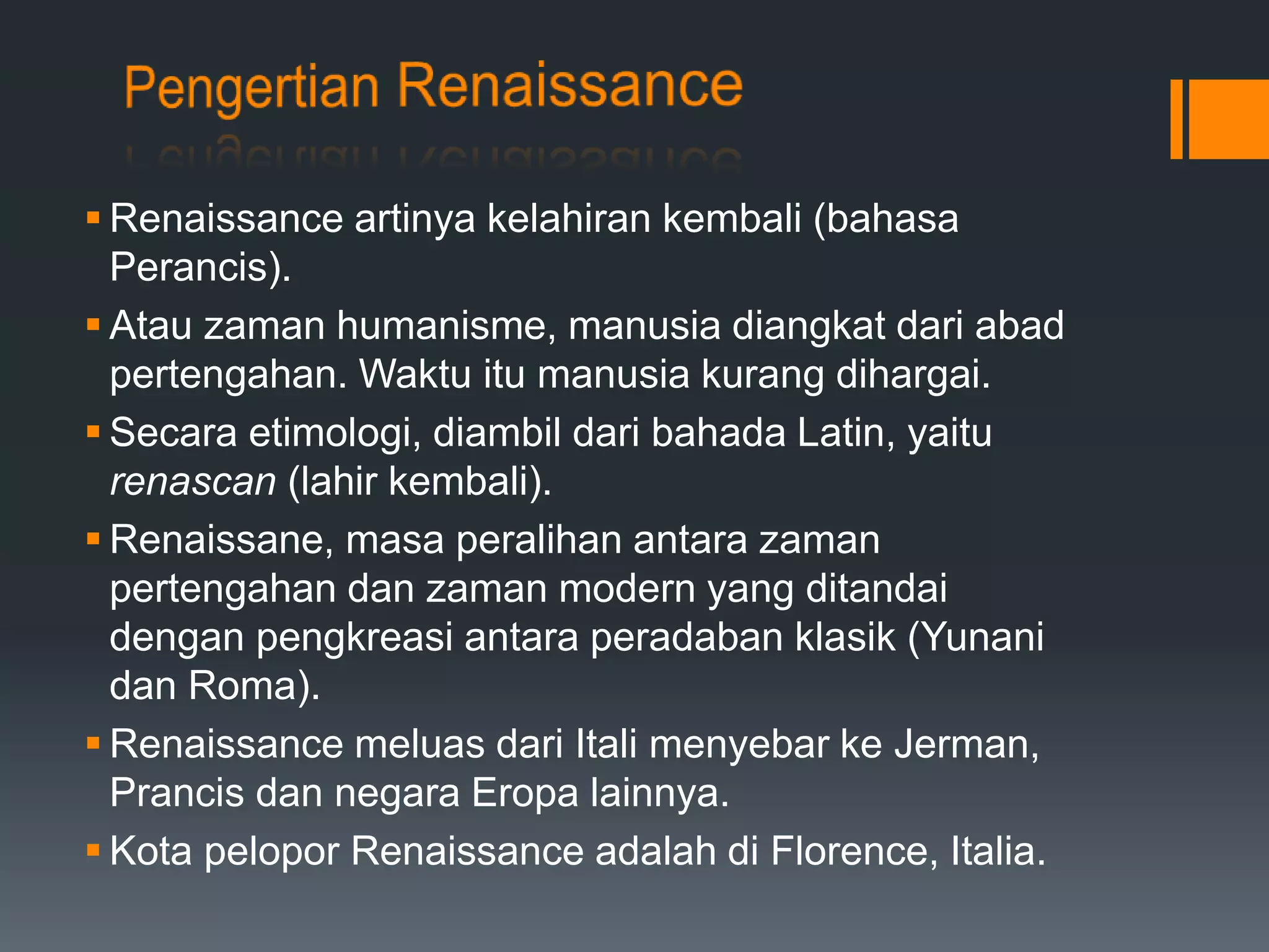 Renaissance | PPTX