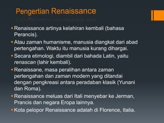Renaissance | PPTX