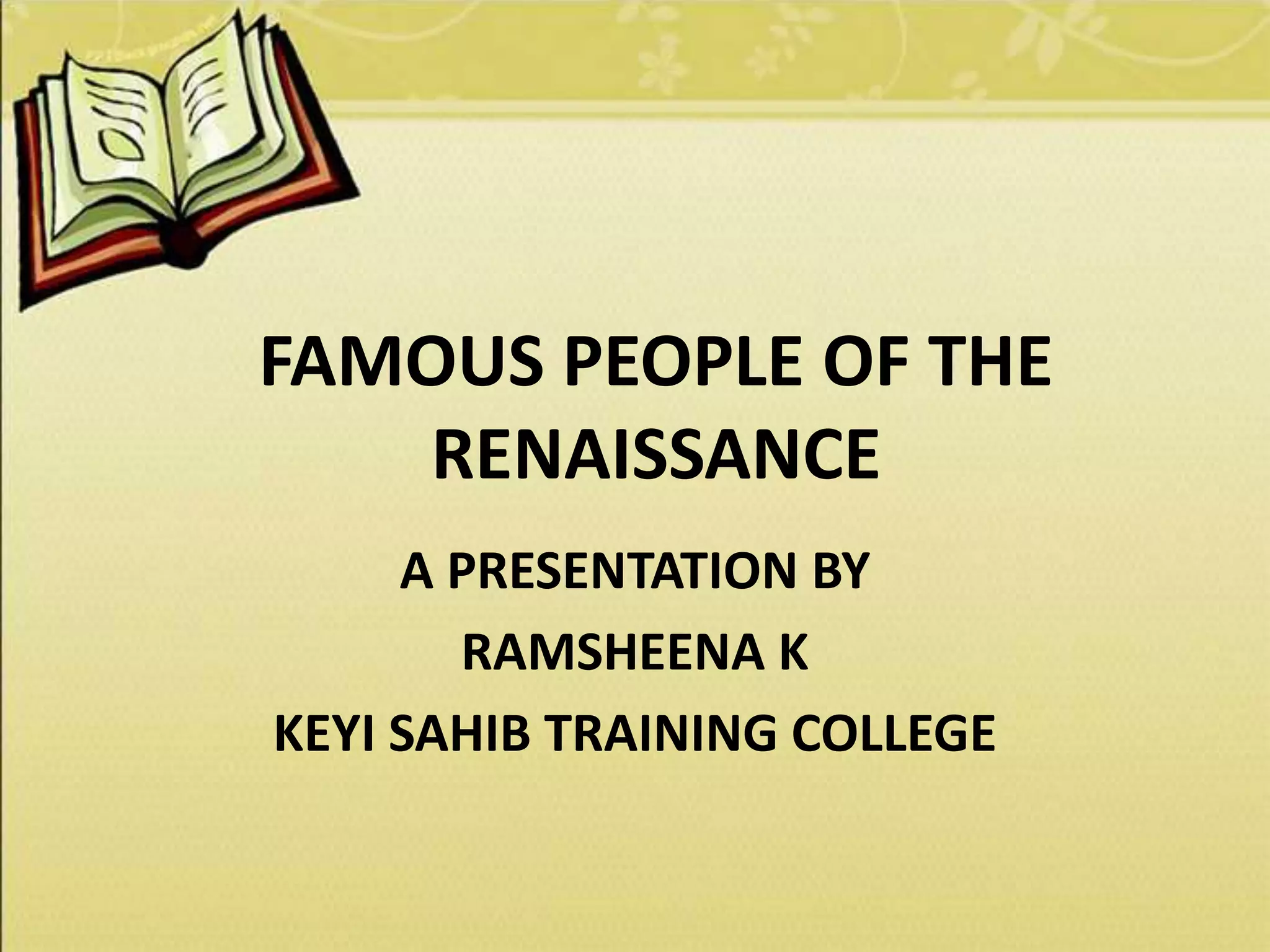 Renaissance | PPT