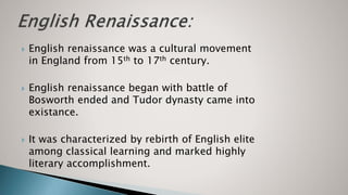 Renaissance | PPTX