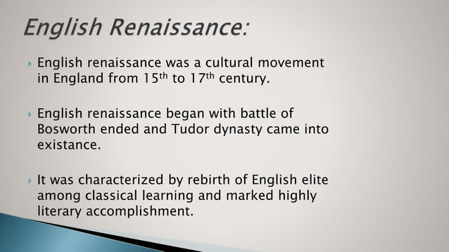 Renaissance | PPTX