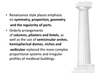 Renaissance Architecture | PPTX