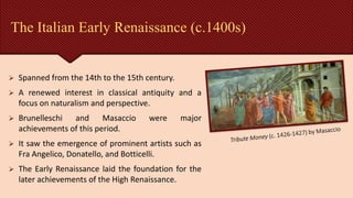 Renaissance.pptx........................ | PPTX | Design | Fine Art