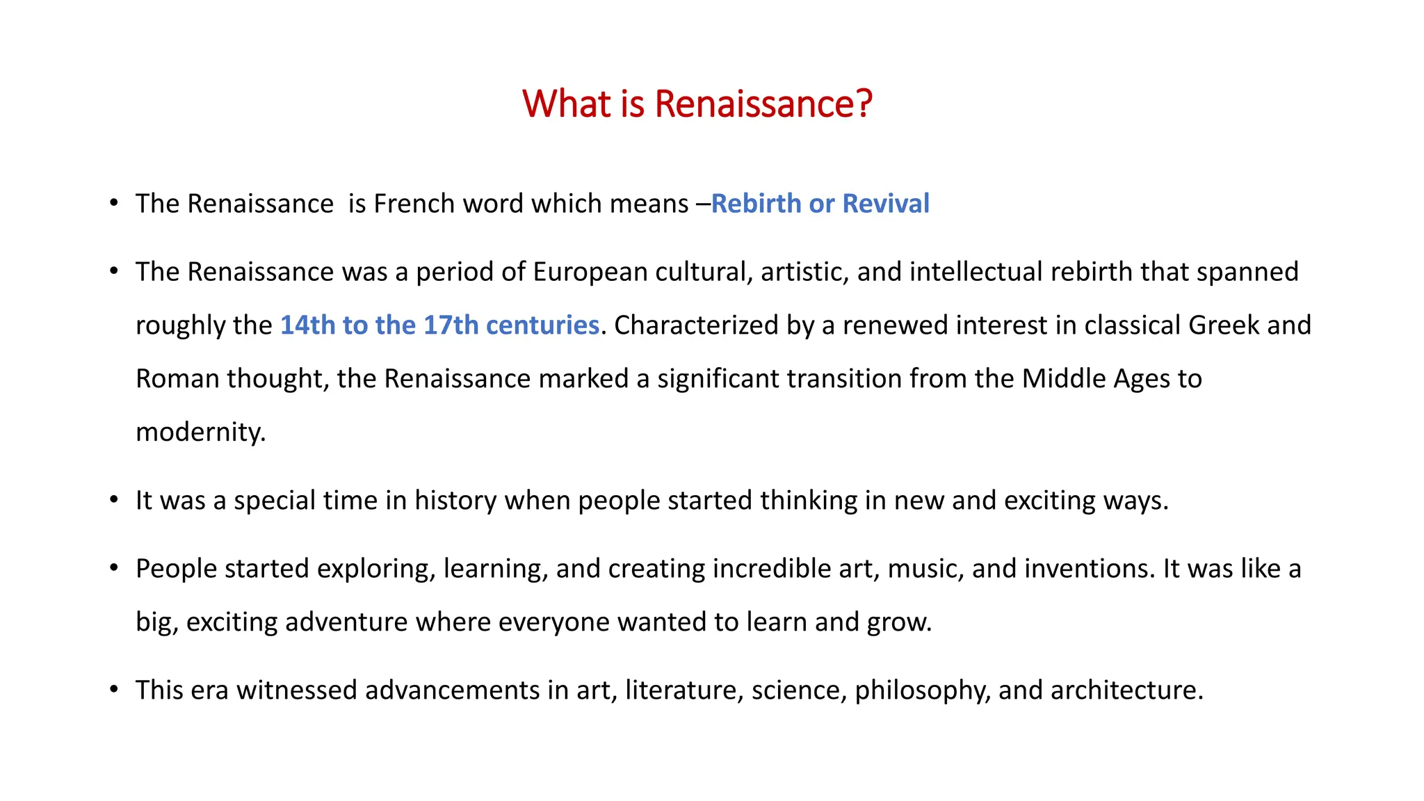 Renaissance: A Rebirth of Ideas ,Understanding the Causes | PPTX