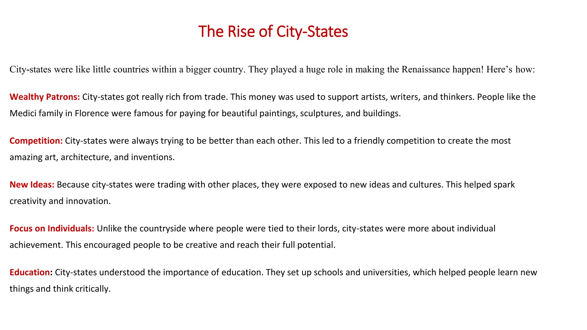 Renaissance: A Rebirth of Ideas ,Understanding the Causes | PPTX