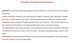 Renaissance: A Rebirth of Ideas ,Understanding the Causes | PPTX