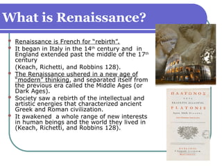 Renaissance.ppt. in history of English literature | PPT
